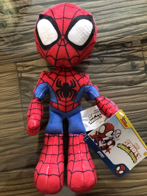 DISNEY JUNIOR MARVEL Spidey Amazing Friends Spider Man Soft Toy 23cm ...