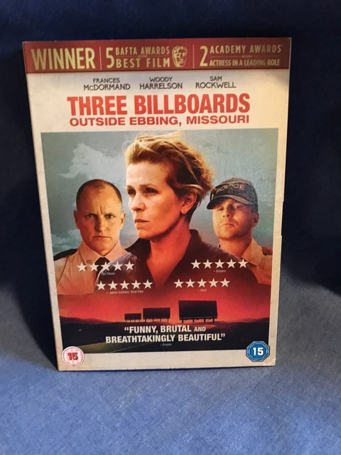 THREE BILLBOARDS OUTSIDE Ebbing Missouri Blu-Ray 2017 Brand New! EUR 9,72 - PicClick IT