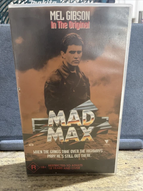 MAD MAX THE Original Mel Gibson VHS Video Tape Rated R 18+ Village ...