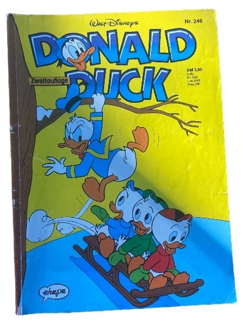 DONALD DUCK COMIC N. 246 Walt Disney Ehapa Tascabile Tedesco Retro EUR ...
