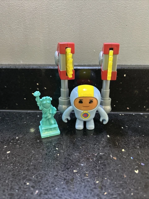 CBEEBIES GO JETTERS G.O mag Click On Backpack Set + Foz Statue of ...