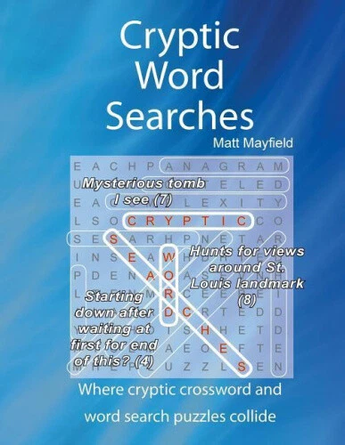 CRYPTIC WORD SEARCHES (Cryptic Word Searches) by Mayfield, Matt £22.82 ...