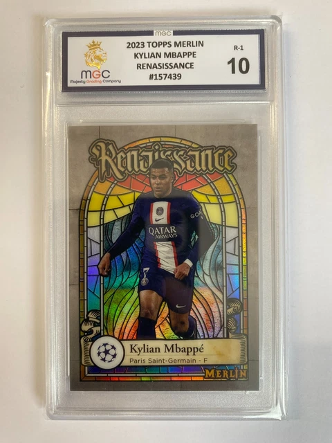 TOPPS MERLIN 2023-2024 Kylian Mbappe Paris Saint Germain Renaissance ...