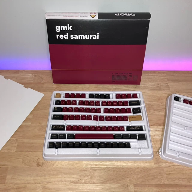 *DROP + REDSUNS GMK Red Samurai Keycap Set - TKL Kit - Tenkeyless* $49. ...