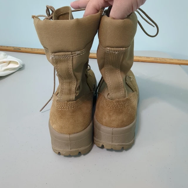 BELLEVILLE GORE-TEX MENS Size 03.0 W Tan Vibram Military Combat Boots ...