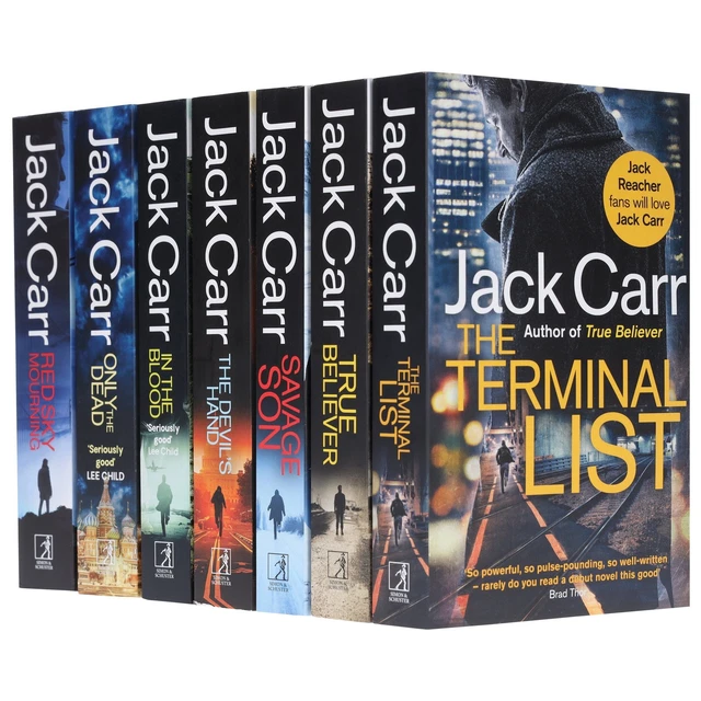 JAMES REECE SERIES 7 Books Collection Set By Jack Carr - Fiction ...