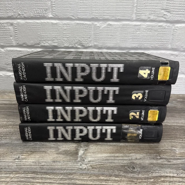 INPUT MAGAZINE MARSHALL Cavendish Volumes 1-4 Editions 1-52 - Complete ...