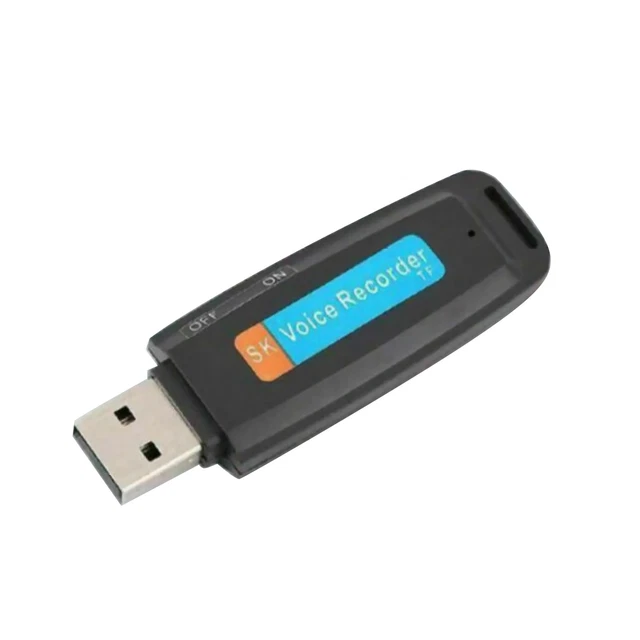 USB2.0 DISK AUDIO Voice Recorder Pen Micro SD TF Card Slot For Win 7/8 ...