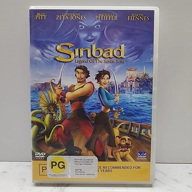 SINBAD LEGEND OF the Seven Seas (DVD, 2003) Region 4 Like New $5.49 ...