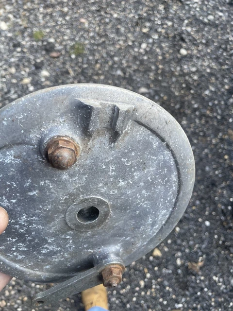 BSA C15 B40 Front Brake Plate Brakeplate Complete With Shoes And Lever ...