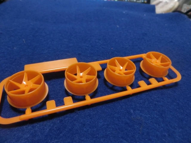 TAMIYA MINI 4WD Spiral Low Profile Wheel J-CUP2022 Orange New £48.30 ...