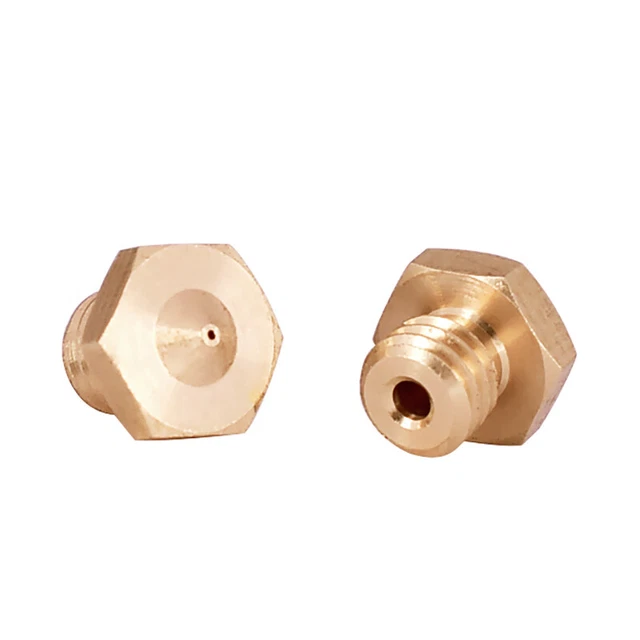 FDM 3D PRINTER Nozzle Copper Extruder M5 Dia 0.2 0.3 0.4mm For 1.75mm ...