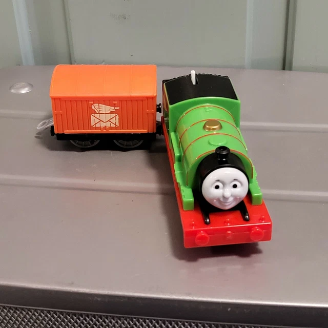 THOMAS & FRIENDS TrackMaster Percy with Letter Car 2013 Tank Engine ...