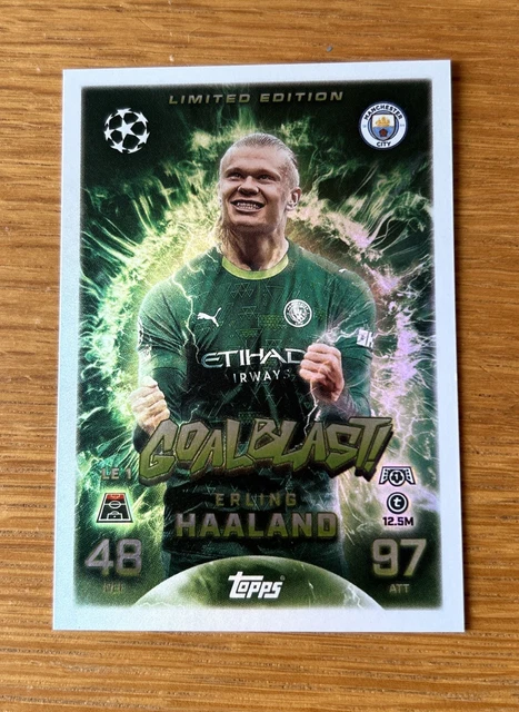 MATCH ATTAX 2025 2026 Erling Haaland Man City Goal Blast Limited ...
