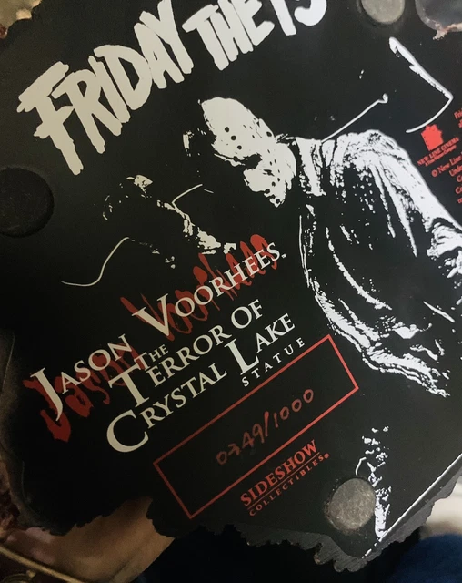 TERROR OF CRYSTAL Lake Jason Voorhees Sideshow Statue (Horror Figure ...