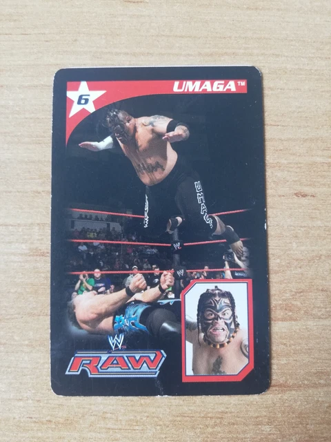 RARE CARD WRESTLING Wwe Raw Smack Down W / N°6 Umaga EUR 4,99 - PicClick FR