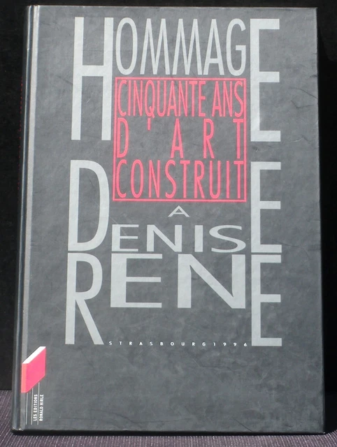 HOMMAGE À DENISE René Cinquante ans d'art construit Strasbourg Hirle 1996 NM EUR 50,00 - PicClick FR
