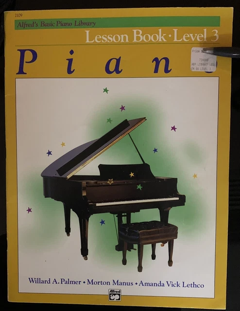 ALFREDS BASIC PIANO Library. Lesson Book Level 3 - Vgc Clean *Free Post ...