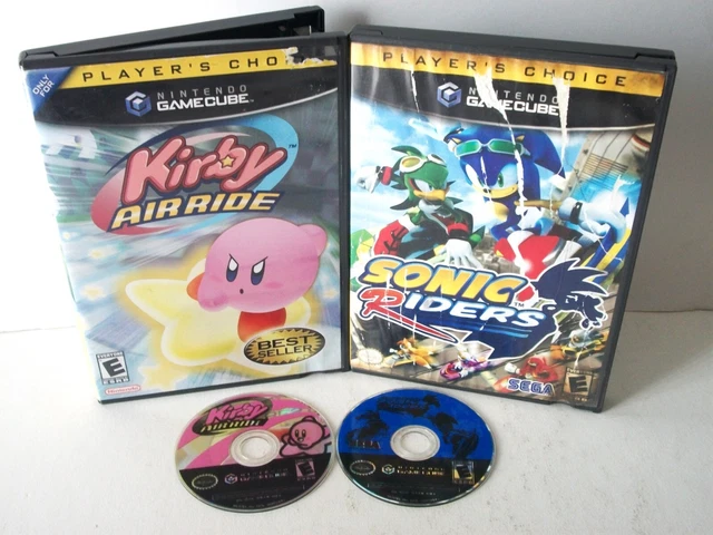 NINTENDO GAMECUBE RACING Games Lot Kirby Air Ride Sonic Riders Kirbys ...