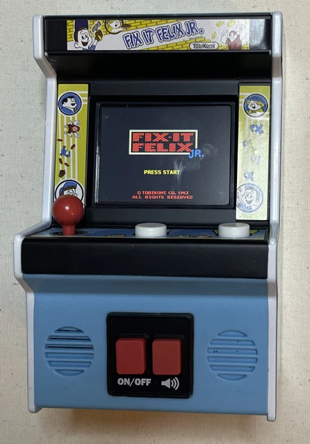 FIX IT FELIX Jr. Mini Arcade Game Machine Handheld, Disney Wreck it ...