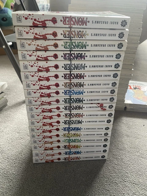 MONSTER MANGA COMPLETE Set - Vol 1 to vol 18- English - Naoki Urasawa £ ...