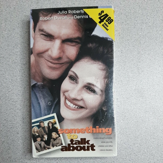 SOMETHING TO TALK About VHS 1996 Julia Roberts Dennis Quaid New Factory ...