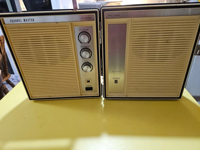 RARE! VINTAGE CHANNEL Master Stereo 8 track player - Serial 6557 £31.23 ...