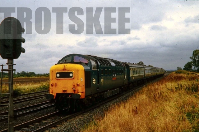 35MM SLIDE BR British Railways Diesel Loco Class 55 Deltic 55022 c1981 ...