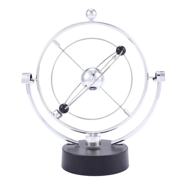 KINETIC ORBITAL REVOLVING Gadget Perpetual Motion Desk Art Toy ...
