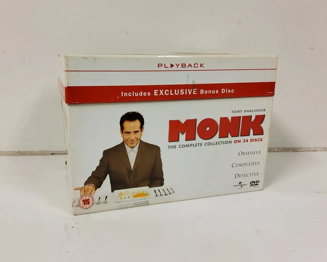 MONK - THE Complete Collection (DVD Boxset, 2011) (L3) £29.99 - PicClick UK