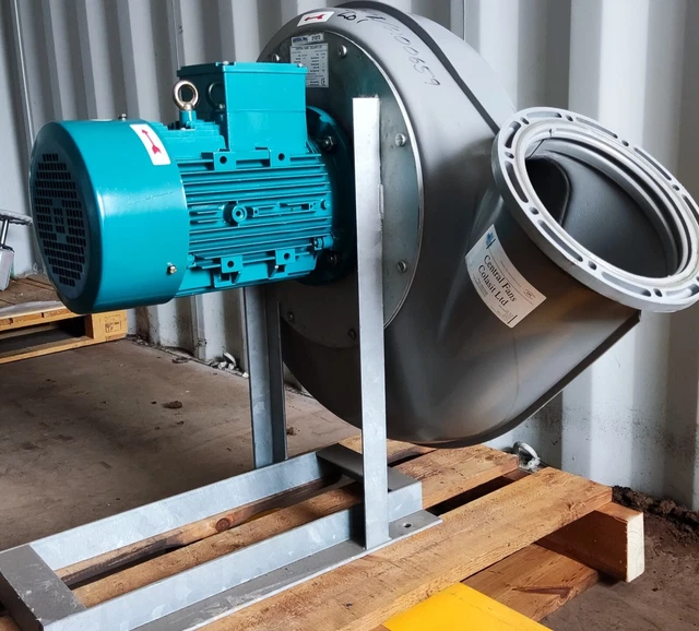 LARGE INDUSTRIAL CENTRIFUGAL Blower Fan - 3 Phase 4KW 2850rpm IP55 £499 ...