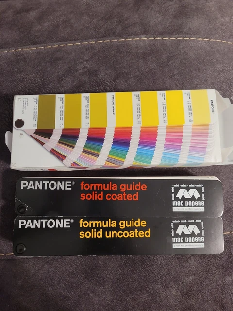 VINTAGE PANTONE COLOR Guide - Formula Guide for Solid Coated - 3rd Ed ...