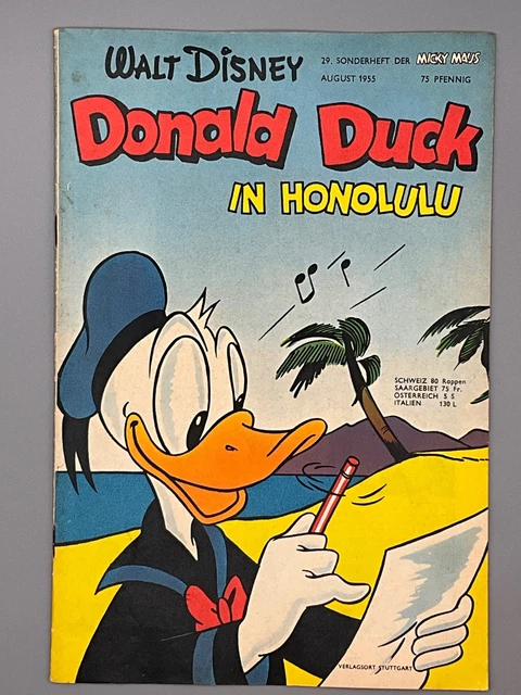MICKY MAUS SONDERHEFT 29, Donald Duck in Honolulu, kein Nachdruck EUR ...