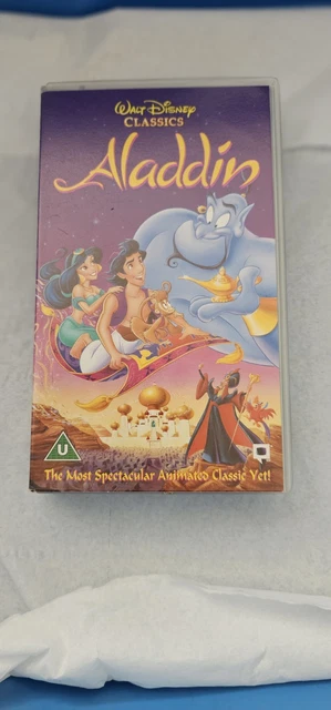 DISNEY ALADDIN VHS Walt Disney Classics Vintage Video £5.92 - PicClick UK
