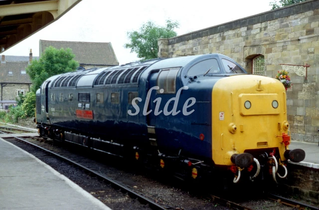 BRITISH RAILWAYS DELTIC Diesel Locomotive 55015 1986 Orig Slide ...