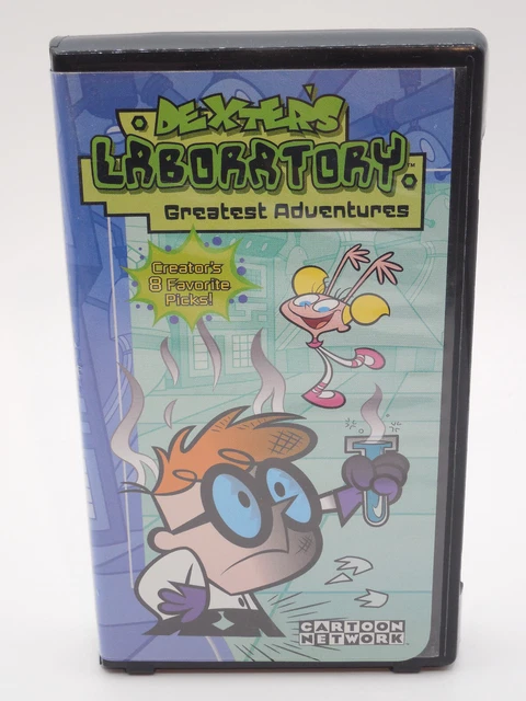 DEXTERS LABORATORY GREATEST Adventures VHS Cartoon Network 2001 8 ...