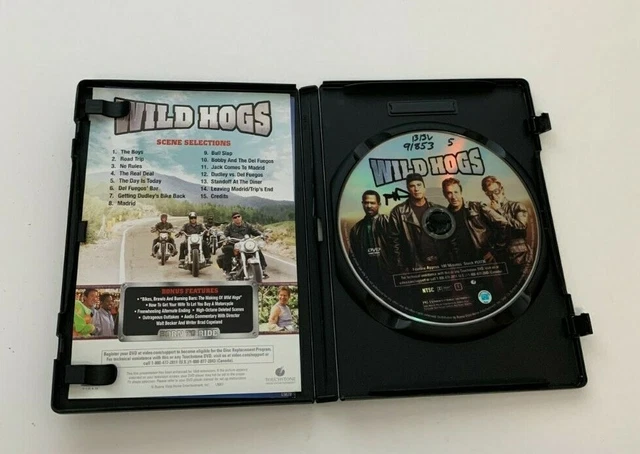 WILD HOGS DVD Tim Allen,, John Travolta Martin Lawrence, William H ...
