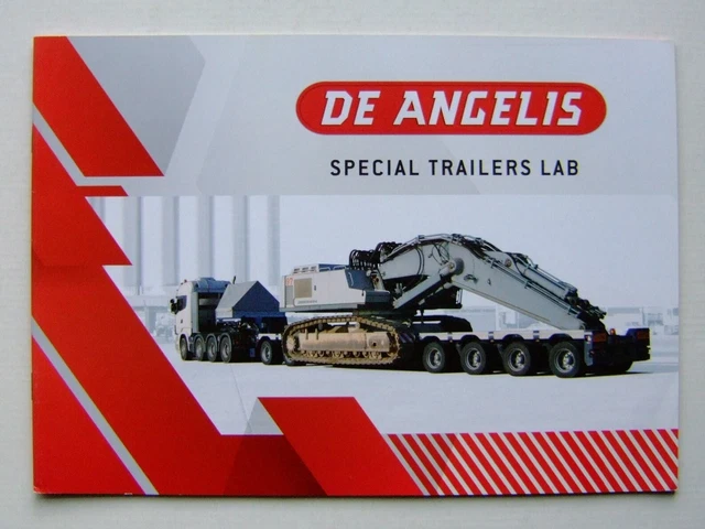CATALOGUE, BROCHURE, CAMION, truck, semi-remorque De Angelis, convoi ...