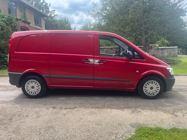 MERCEDES VITO 116 CDI Sport Red Full MOT L1 SWB £8,499.00 - PicClick UK
