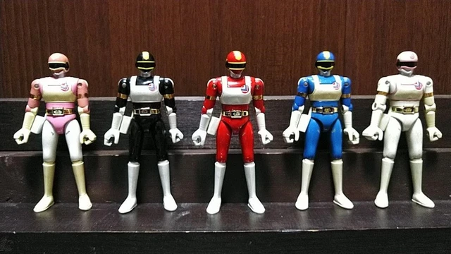 BANDAI POWER RANGERS Dengeki Sentai Changeman Chogokin Figure Complete ...