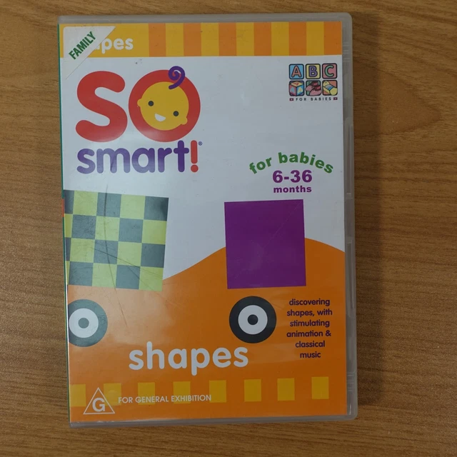 ABC FOR BABIES-2004-SO Smart-Shapes For Babies 6-36-Baby ABC - DVD REGION 4 $10.00 - PicClick AU