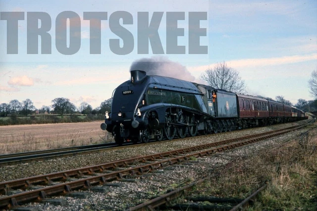 35MM SLIDE BR British Rail Steam Loco 60009 Class A4 Hatton 1995 Orig £ ...