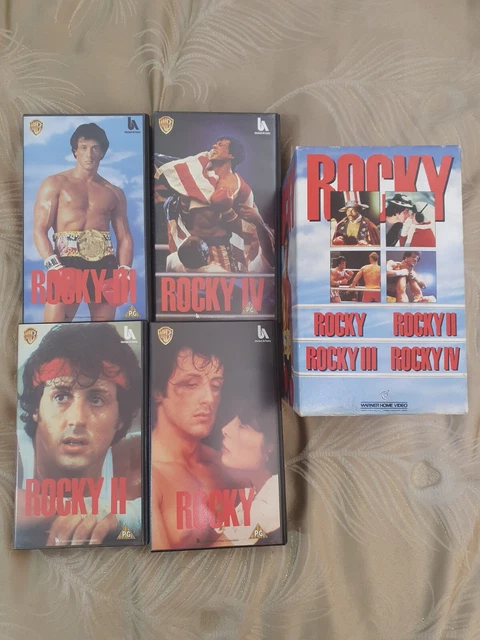ROCKY VHS TAPE Box Set ROCKY 1 2 3 4 PLEASE READ DISCRIPTION £1.99 ...