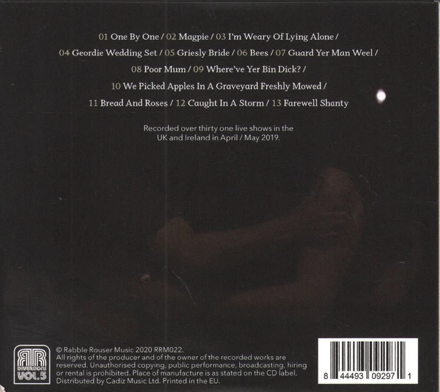 UNTHANKS DIVERSIONS VOL.5 - Live and Unaccompanied CD UK Rabble Rouser ...