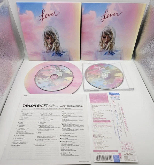 TAYLOR SWIFT LOVER Japan Exclusif Édition Spéciale 7" Cardsleeve CD+DVD ...