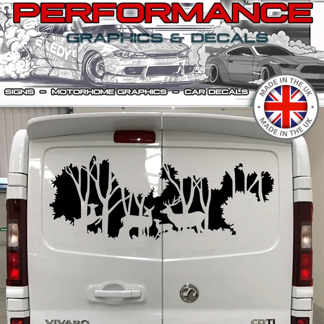 VAN GRAPHICS STICKERS Decals Camper Van Motorhome Caravan Window ...