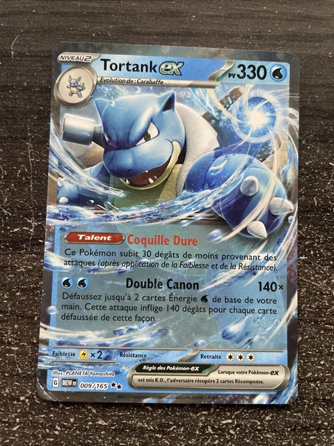 TORTANK EX - Pokémon 009/165 Ev3.5 Écarlate Et Violet Mew 151 Neuf Fr ...