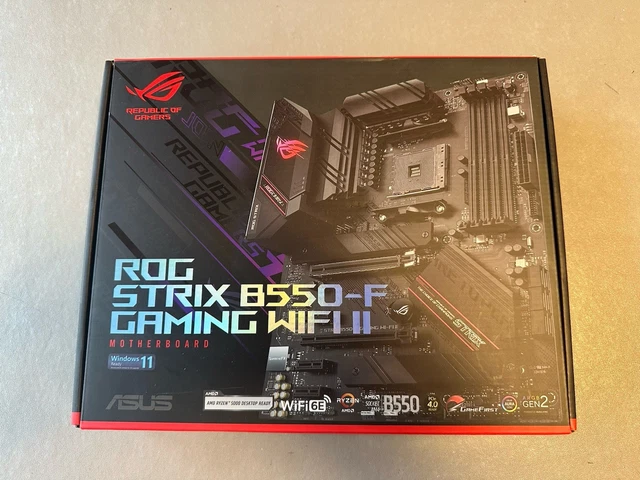 ASUS ROG STRIX B550-F GAMING WIFI II Socket AM4 AMD ATX Motherboard £ ...