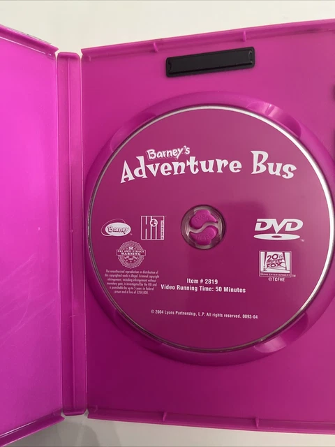 BARNEY'S ADVENTURE BUS DVD Movie 2004 Children's Show $11.49 - PicClick CA