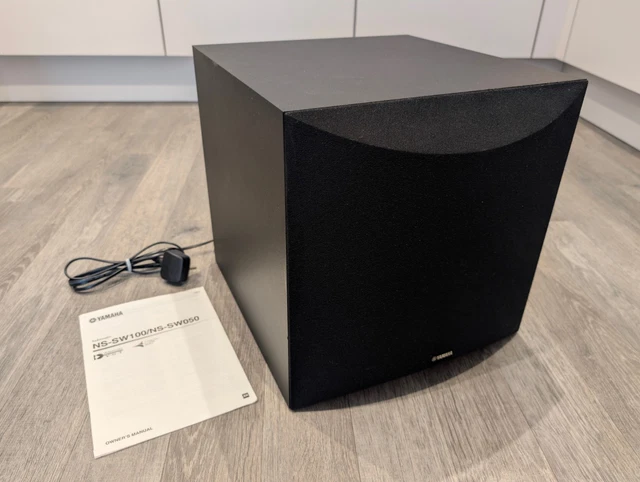 YAMAHA NS-SW100 ACTIVE Subwoofer - Black - Excellent - Collection Only ...